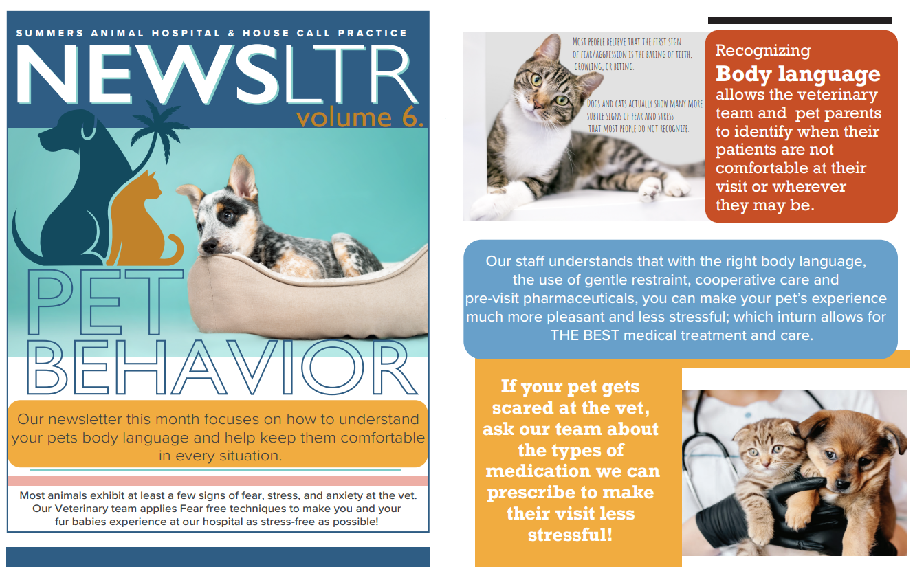 September Newsletter | Summer's Animal Hospital & House Call Practice